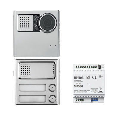 Gray intercom module - 1783/739 - urmet - flush-mount / exterior / with ...
