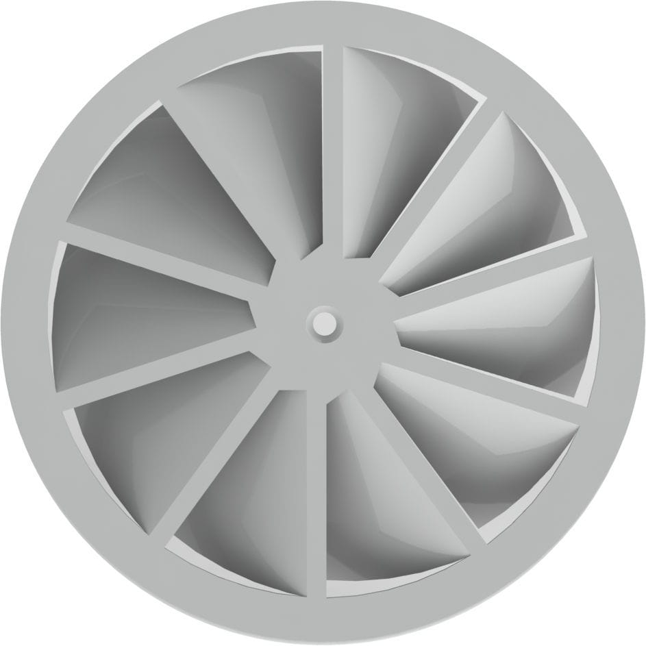 Integrated air diffuser - DFRE-P - KOOLAIR S.A - floor / square / circular