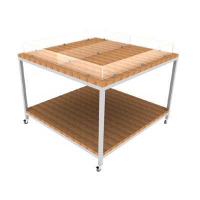 Commercial shelving - TABLE - MAFIROL - merchandise / standard / wooden