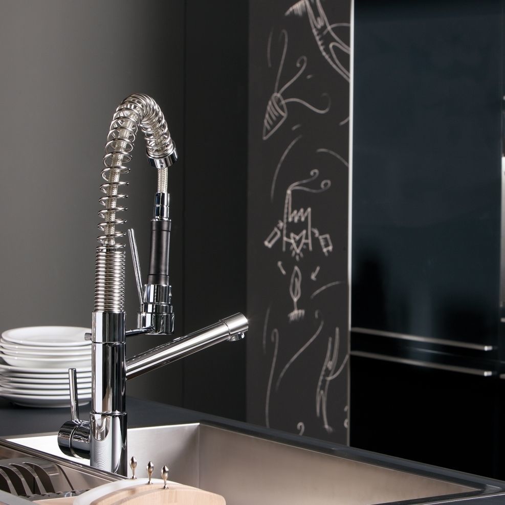 Countertop mixer tap - Chef - Armando Vicario - stainless steel ...