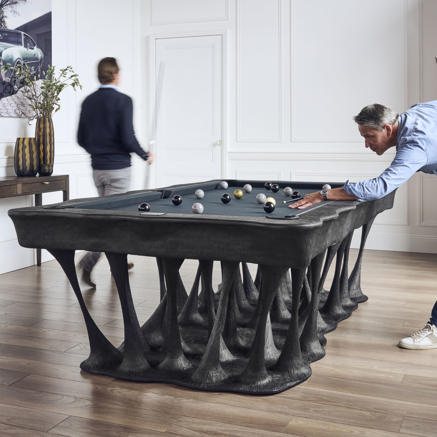 Original design pool table - "Black Bi" - Billards Toulet - Babyfoot by ...