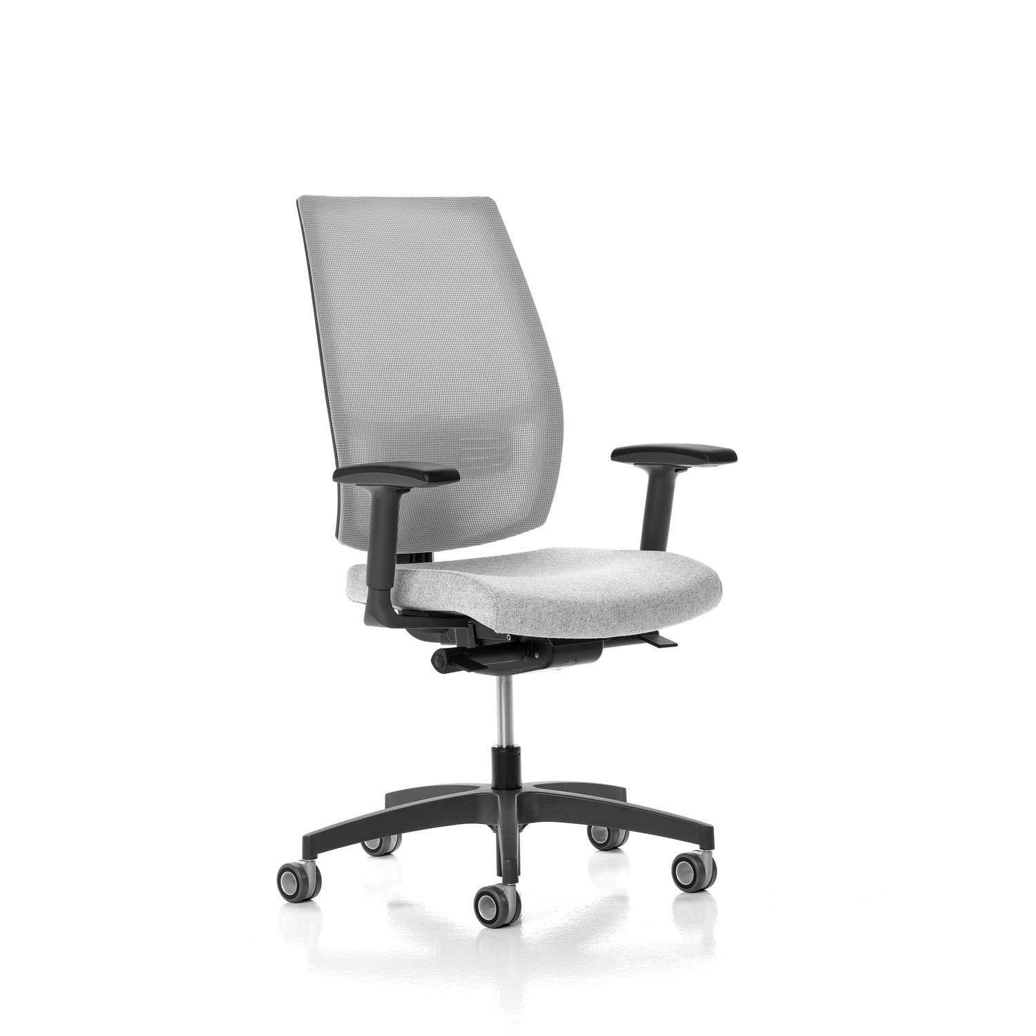 Contemporary office armchair - LEAD - Diemme - mesh / aluminum ...