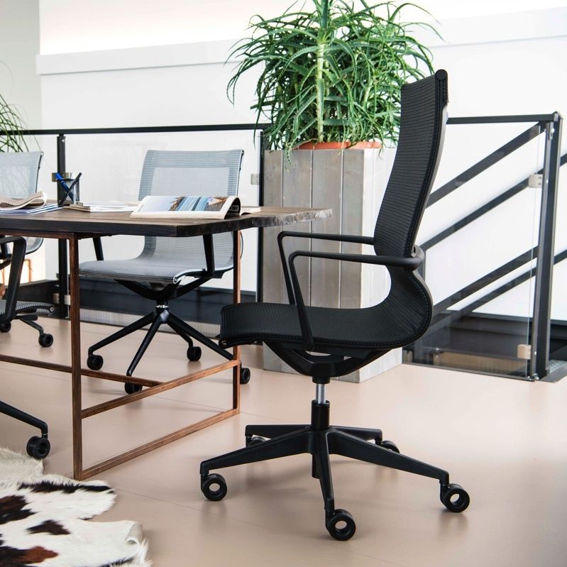 Contemporary executive chair - LIBERTY - Diemme - nylon / polypropylene ...