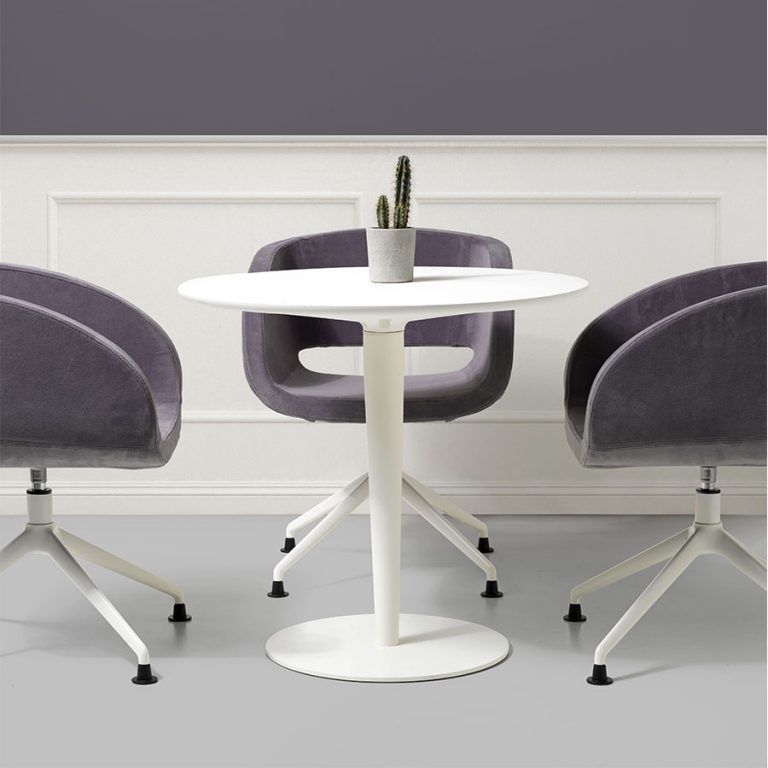 Contemporary visitor chair - VANITY - Diemme - fabric / leather / steel ...