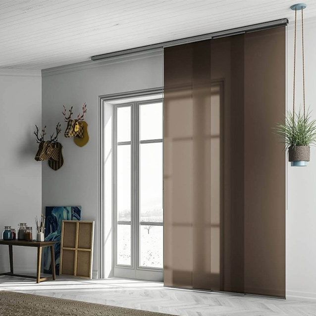 Aluminum sliding panel - TRACK - TAO DESIGN - fabric