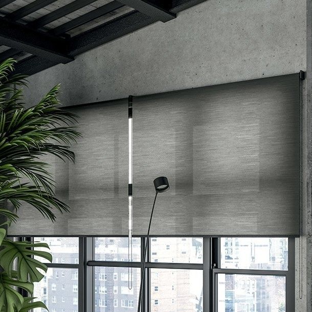 Roller blinds - ROLL ZAR - TAO DESIGN - for window / aluminum / motorized