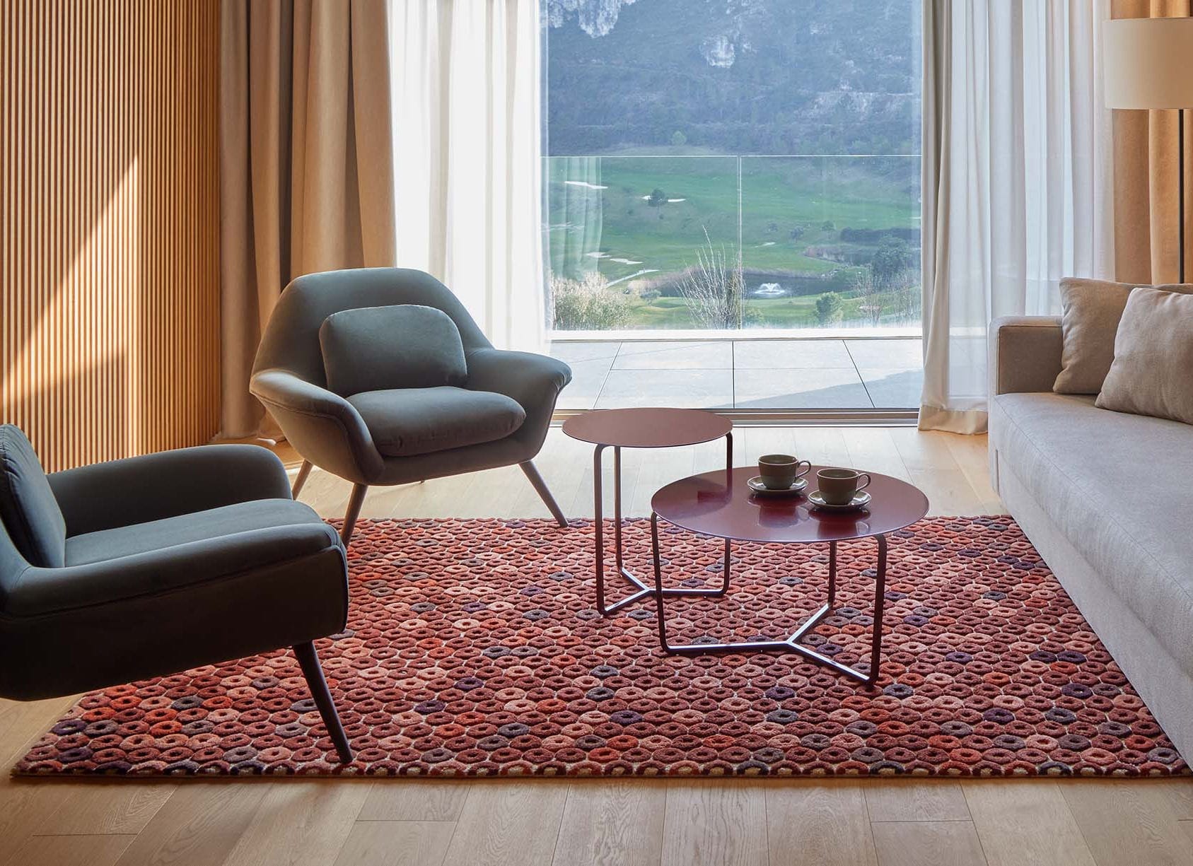 Contemporary rug - Chimos - GAN RUGS - patterned / wool / cotton