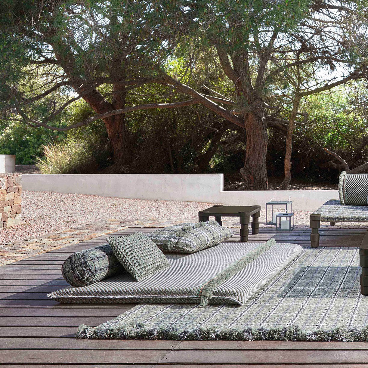 Double mattress - GARDEN LAYERS - GAN RUGS - single / foam / 80x160cm