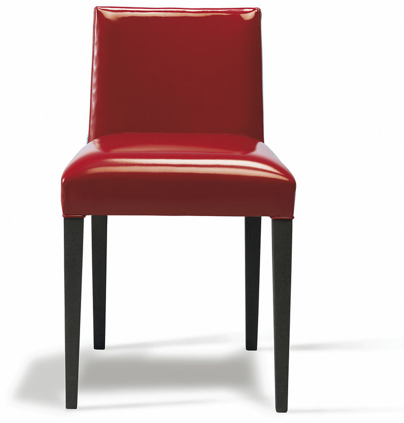Contemporary chair - Copenhagen - PAU - fabric / polyurethane / beech base