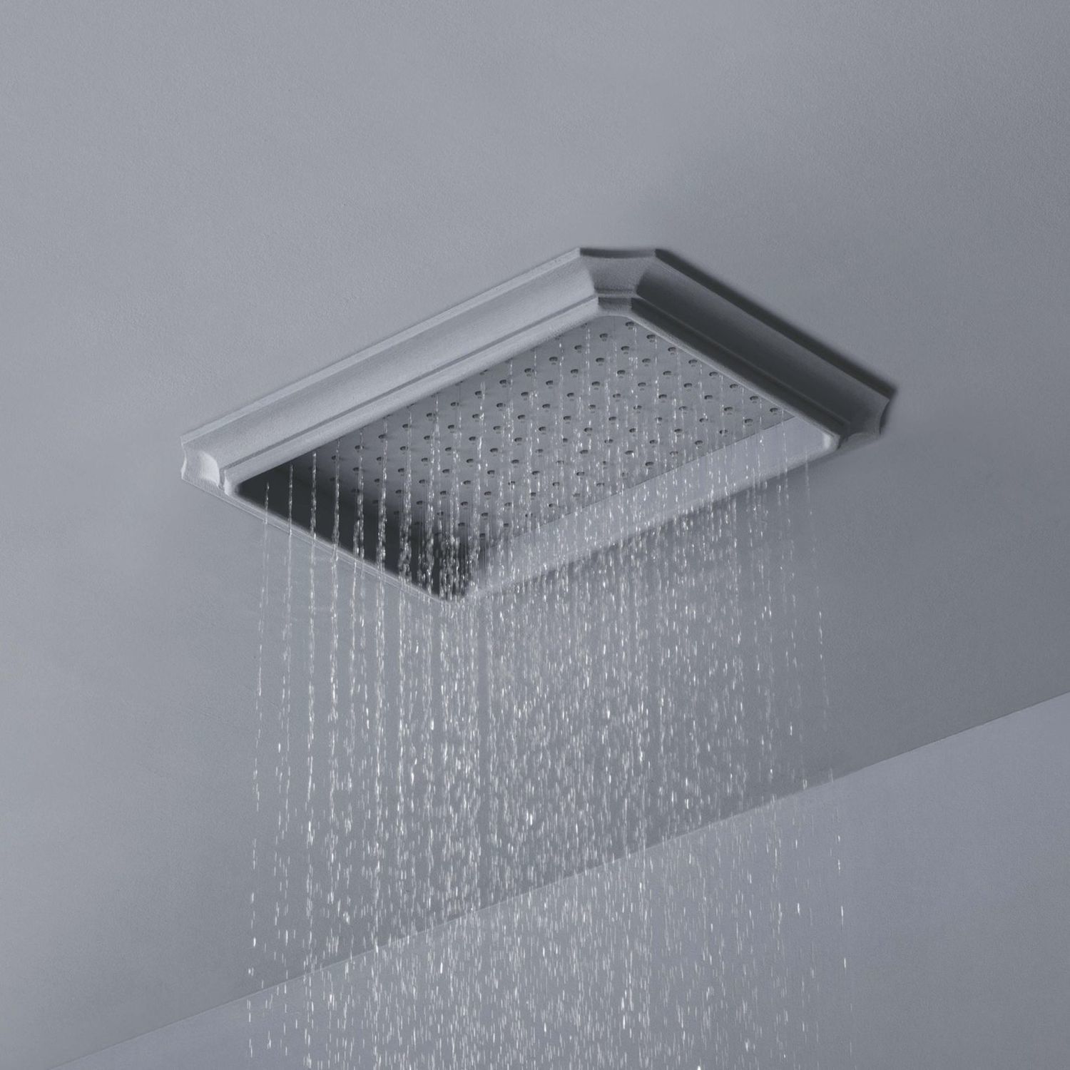 Recessed ceiling shower head - GR R301 - ALPI SPA - rectangular / rain
