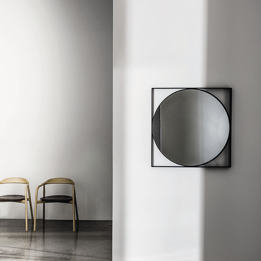 Wall-mounted mirror - VISUAL GEOMETRIC - Sovet Italia - hanging ...
