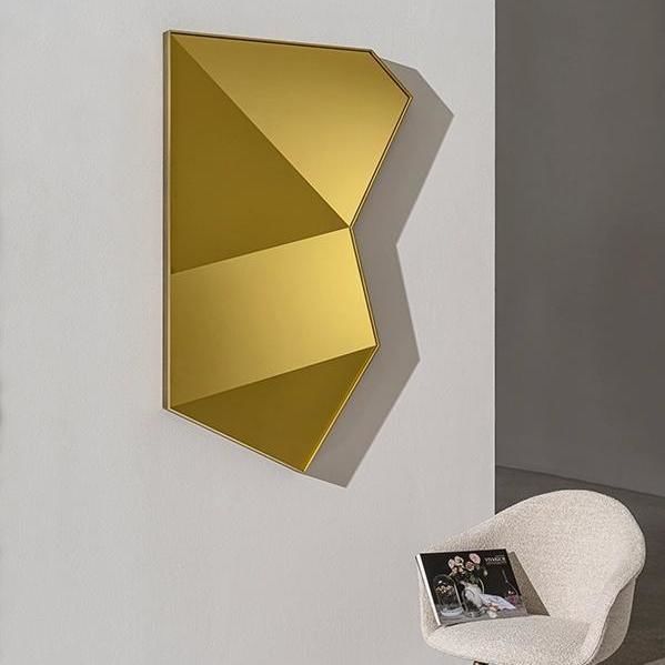 Wall-mounted mirror - ORIGAMI - Sovet Italia - commercial ...