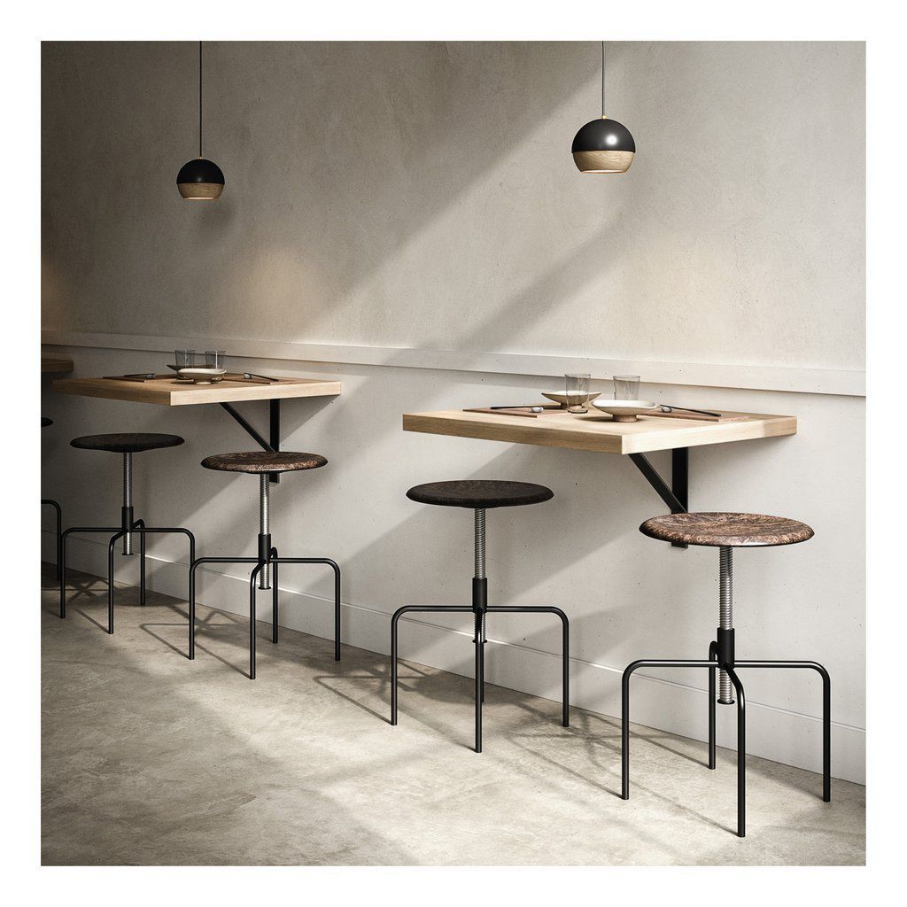 Contemporary bar stool - MASK - Mater Design - plastic / adjustable ...