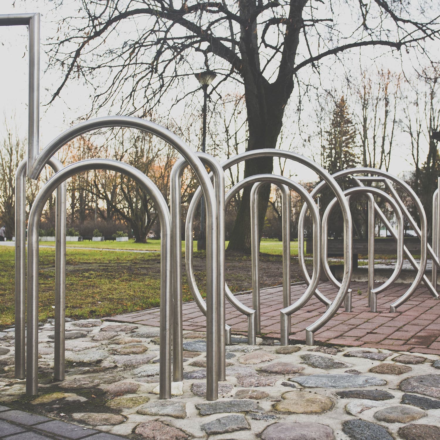 Floor-mounted bike rack - Typo Bike Rack - Keha3 - steel / galvanised ...
