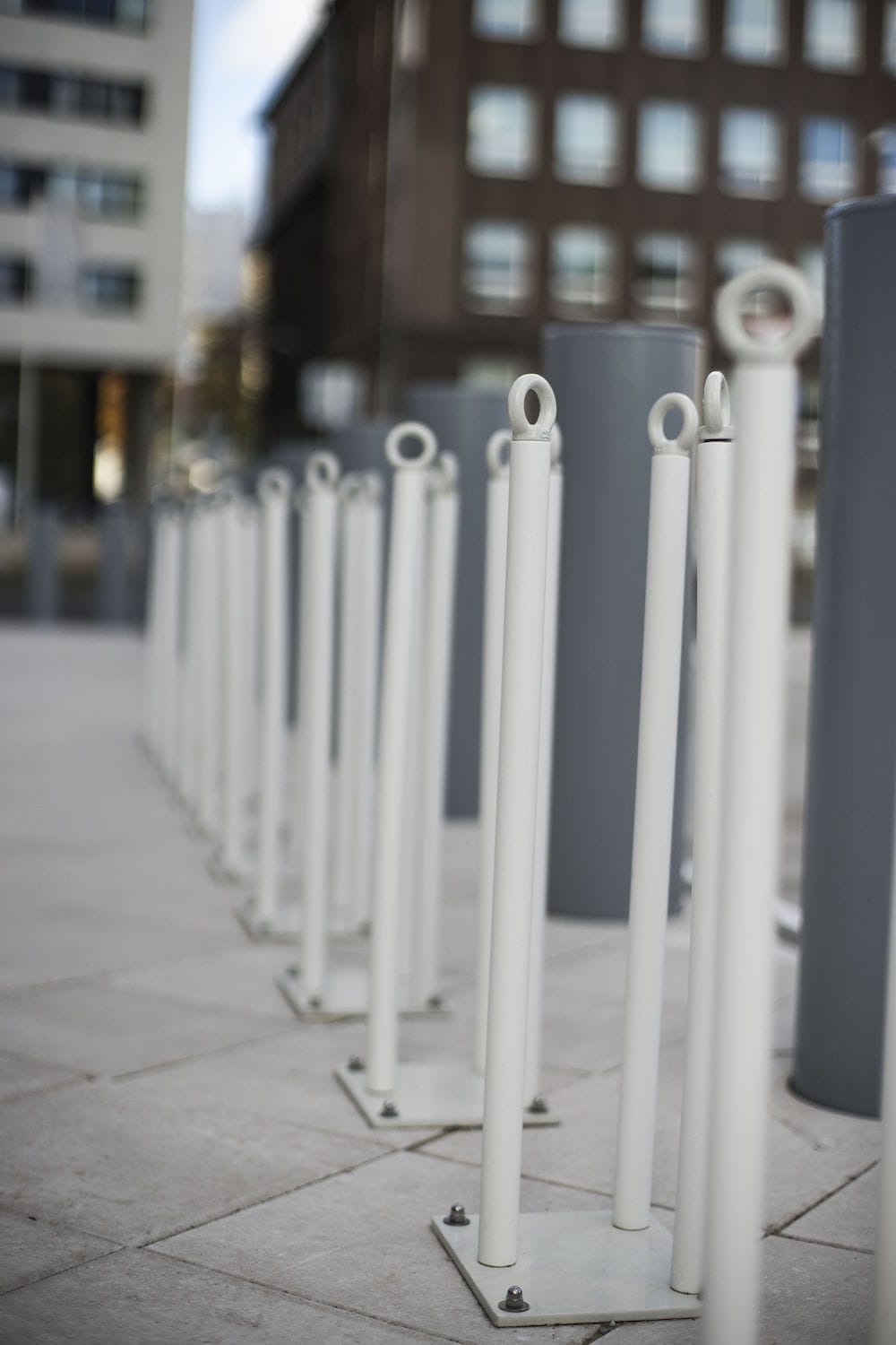 Floor-mounted bike rack - Grazz Bike Rack - Keha3 - steel / plastic ...