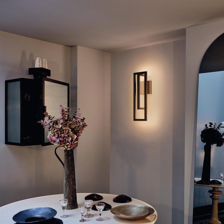 Contemporary wall light - BORELY - DCW éditions - indoor / brass / steel