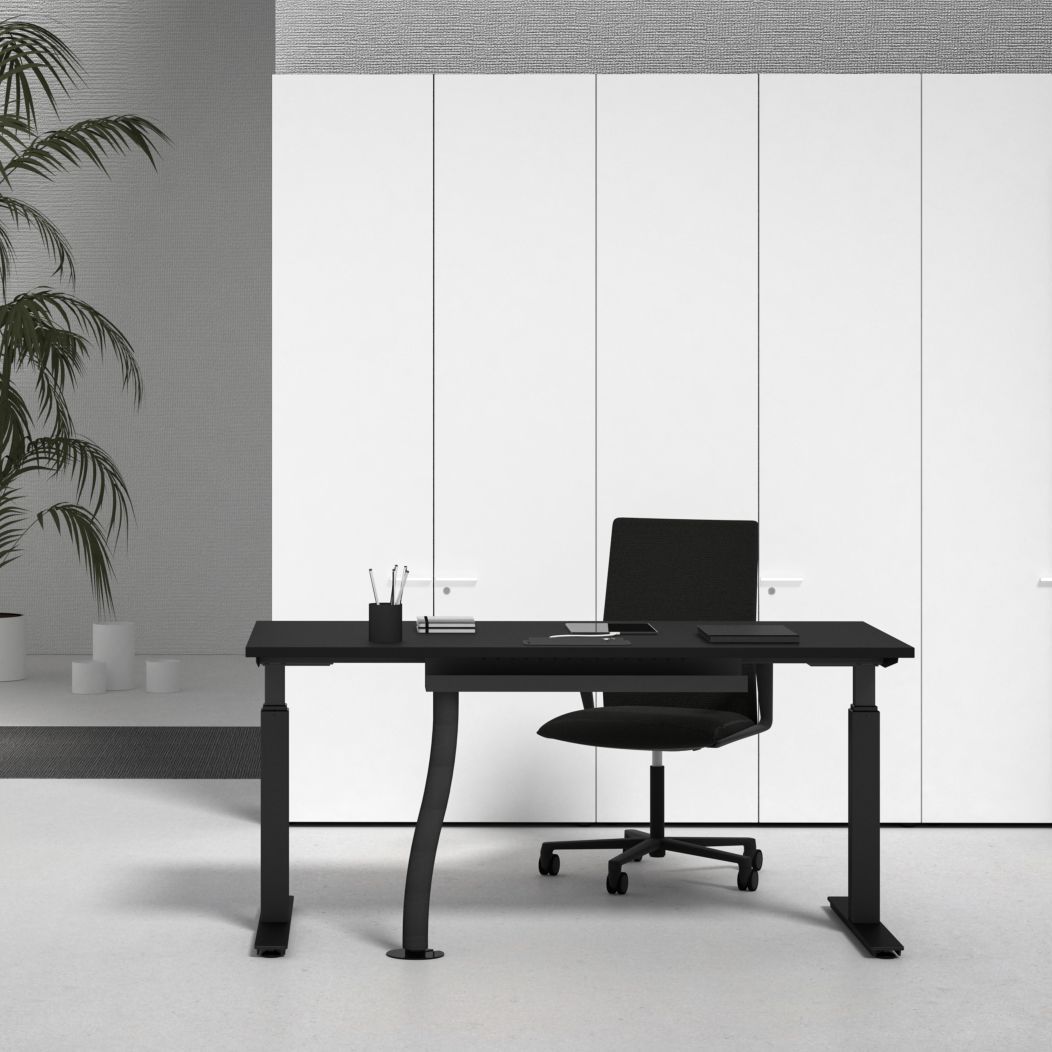 Workstation desk - WINGLET - Bralco - contemporary / melamine / ergonomic