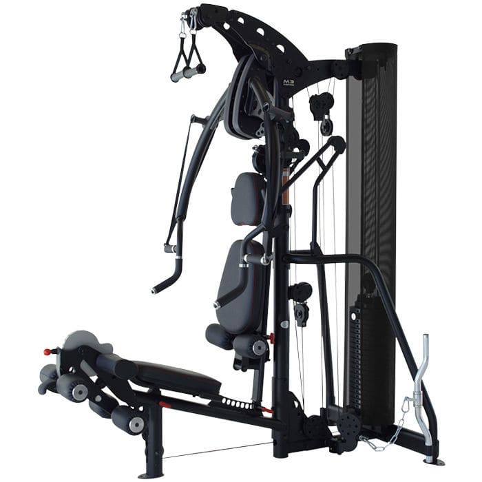 Curl weight training machine - M3 - Johnson Fitness - leg curl / press ...