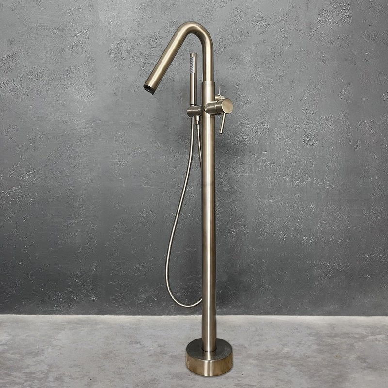 Bathtub mixer tap - COLONNA 120 Brushed Nickel - Aquatica Marmite SP. Z ...
