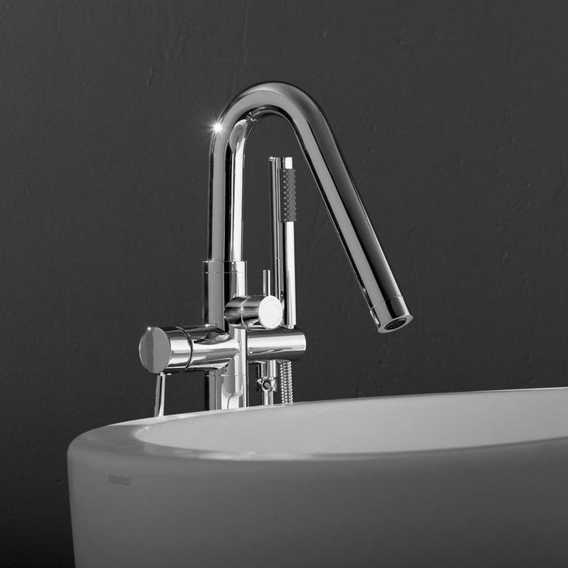 Bathtub mixer tap - COLONNA-135 CHROME - Aquatica Marmite SP. Z.o.o ...