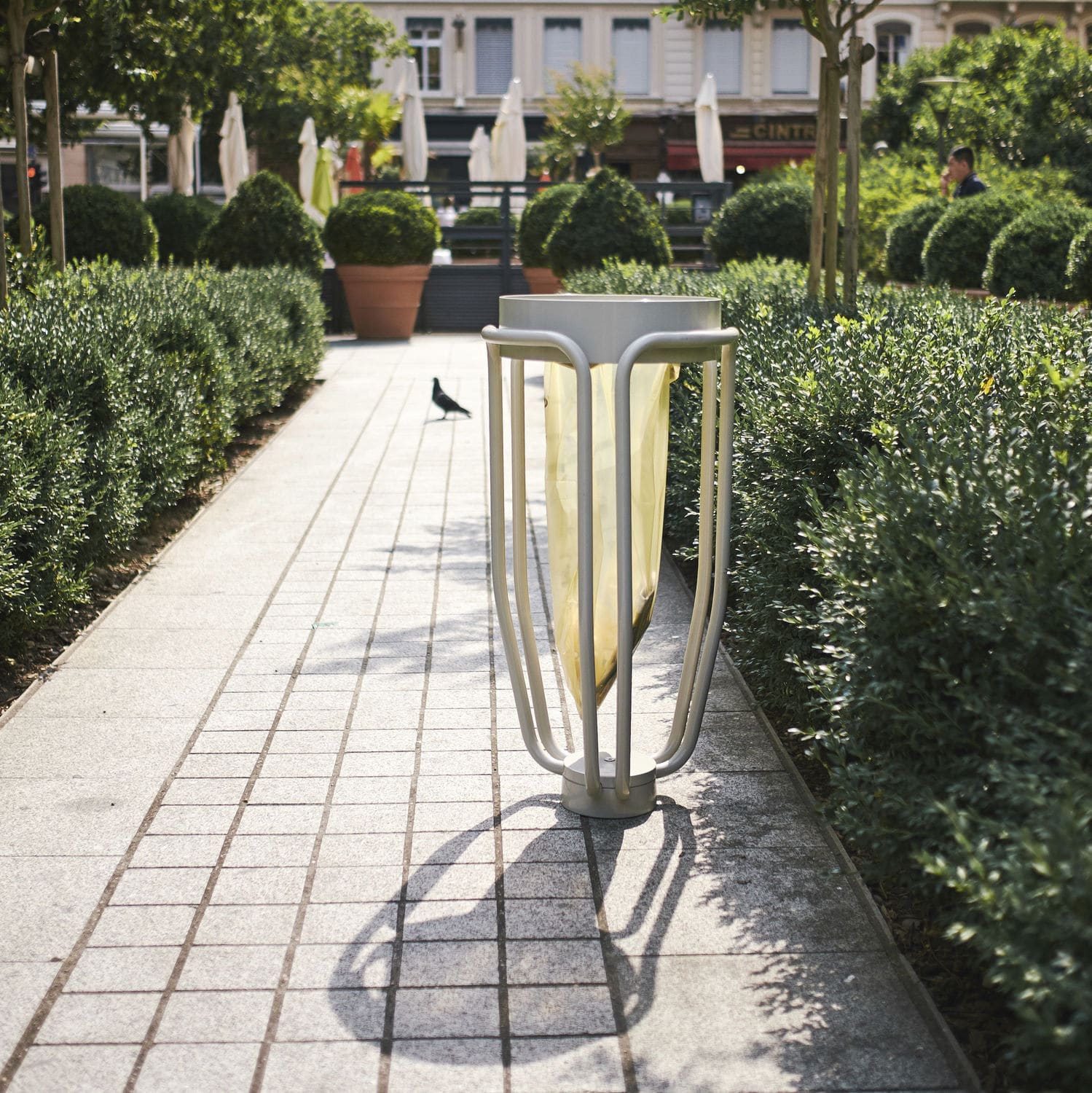 Anti-terrorism trash can - Lucos - TF URBAN - public / powder-coated ...