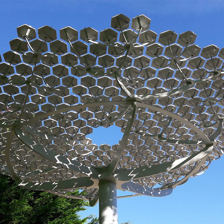 Porcelain sculpture - ARTISTIC STRUCTURE - TF URBAN - steel / floor ...