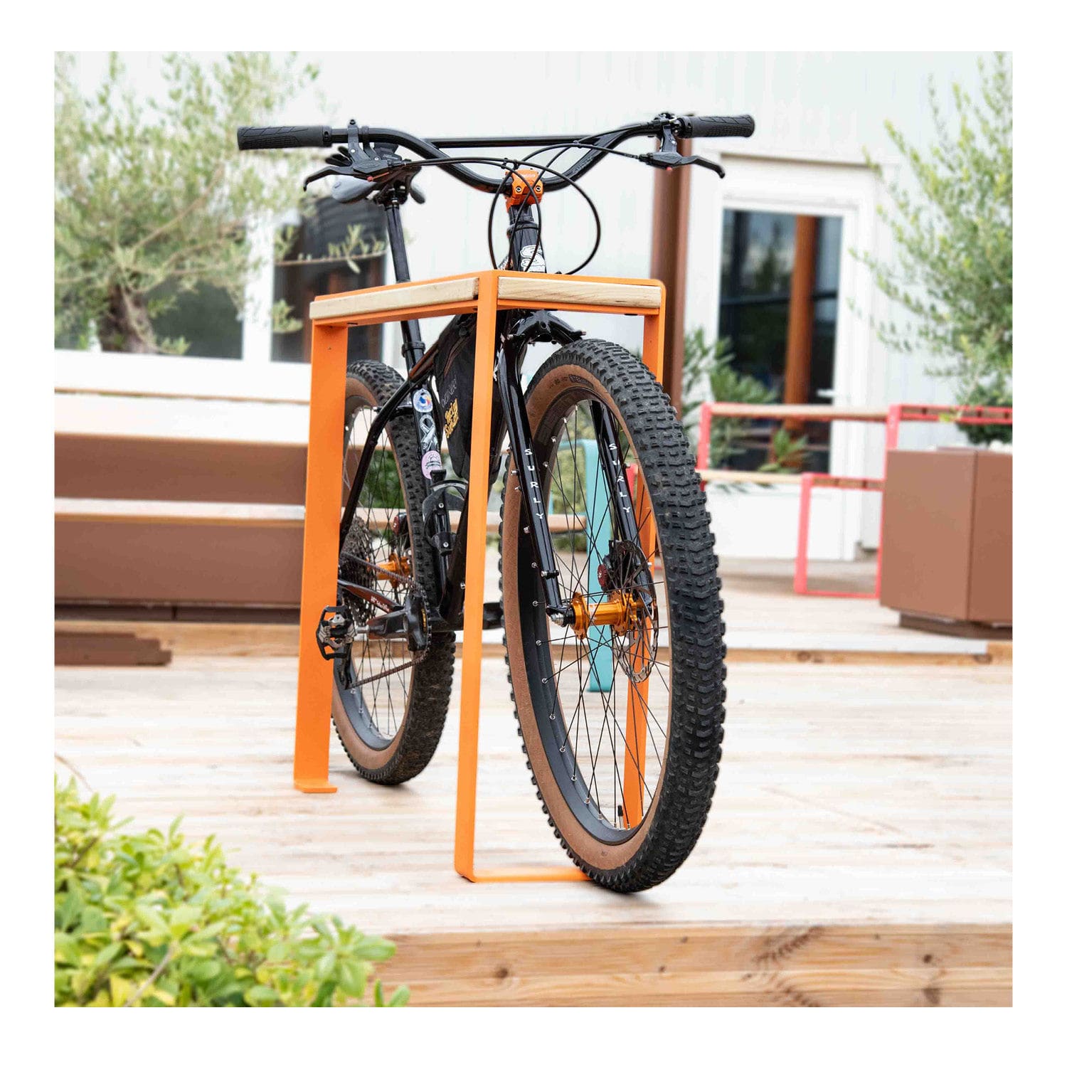 Floor-mounted bike rack - Le Forézien - TF URBAN - thermo-lacquered ...