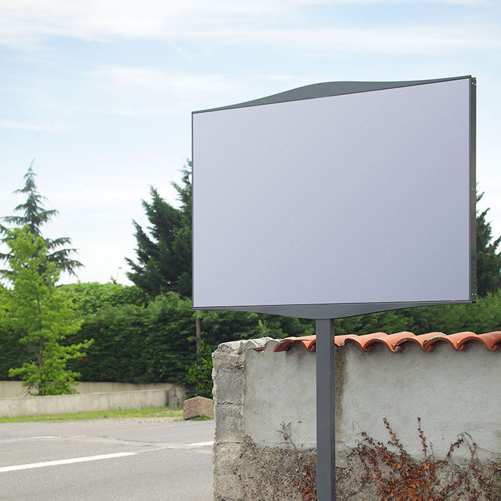 Floor-standing display panel - Single roadside - TF URBAN - outdoor ...