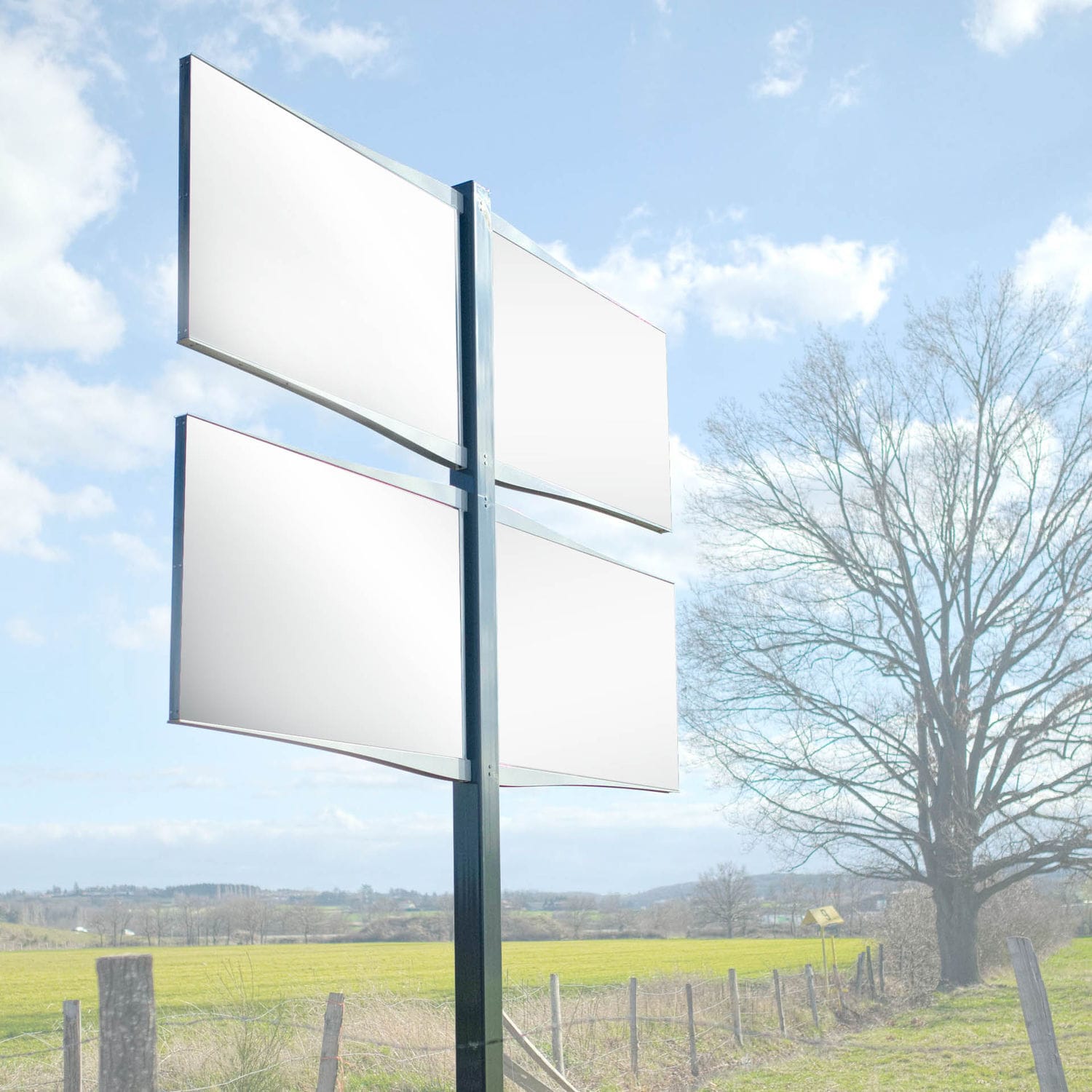 Outdoor display panel - MODULAR ROADSIDE - TF URBAN - steel