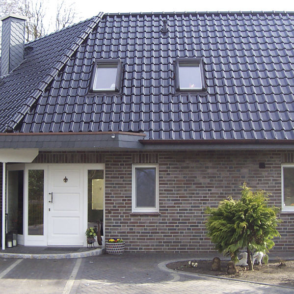 Pan roof tile - FLANDERNPLUS - Röben - clinker / red / black
