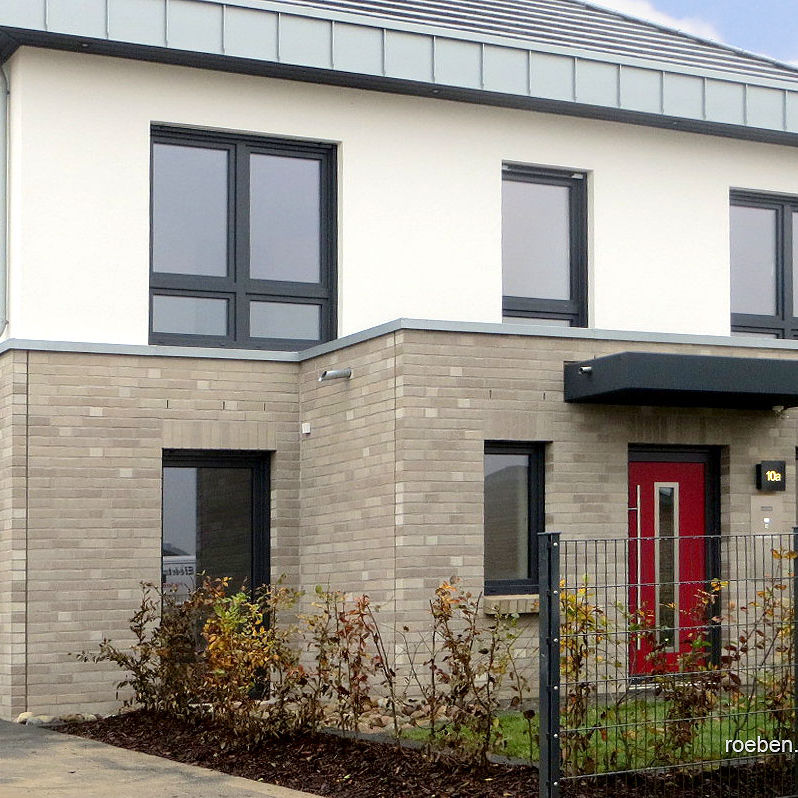 Facade brick - DOVER - Röben - solid / insulating / embossed