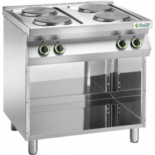 Electric range cooker - CC74P - Fimar - commercial / stainless steel ...