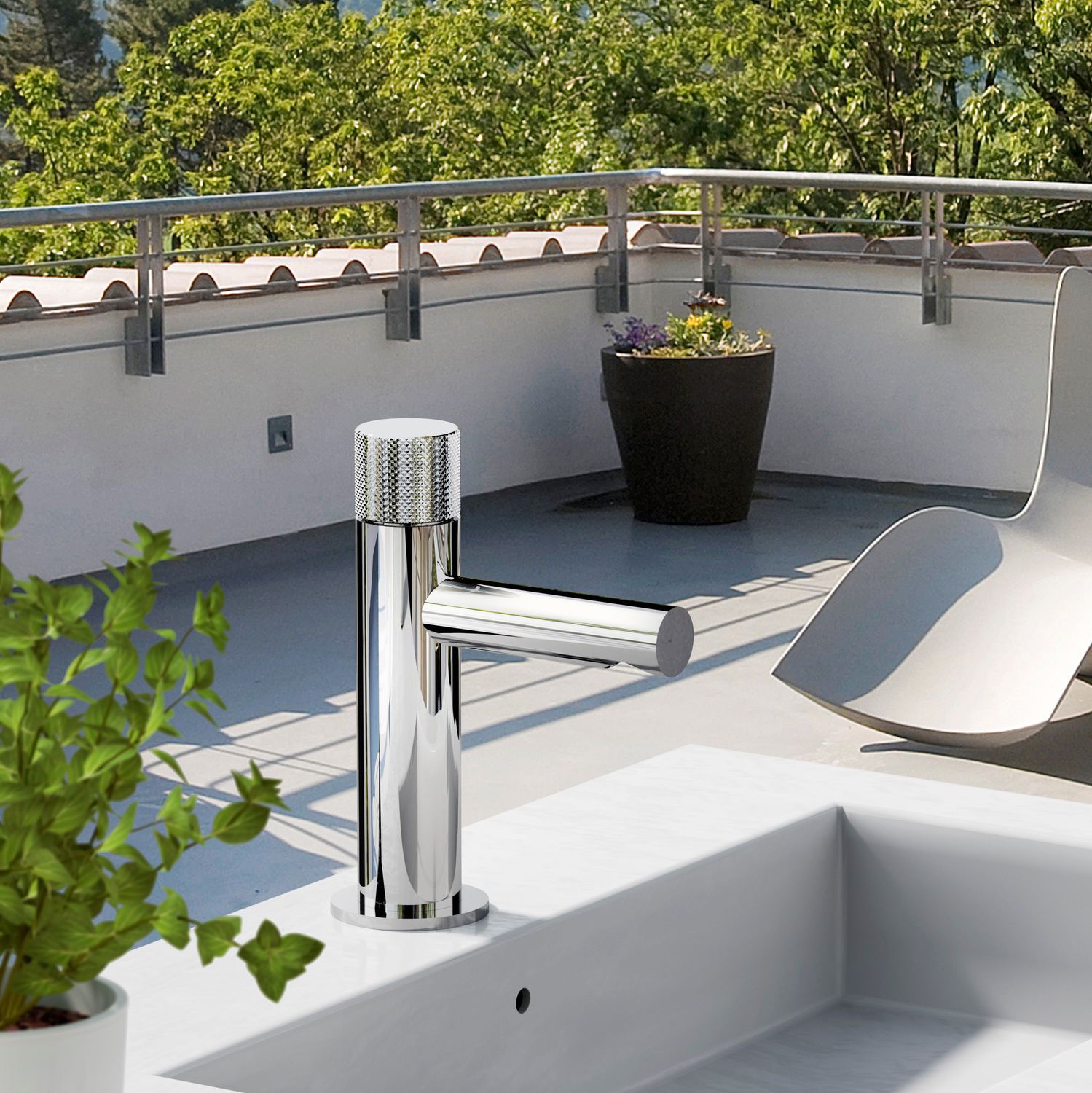 Countertop single tap - SPRING : W35.M - Fontealta - drinking fountain ...