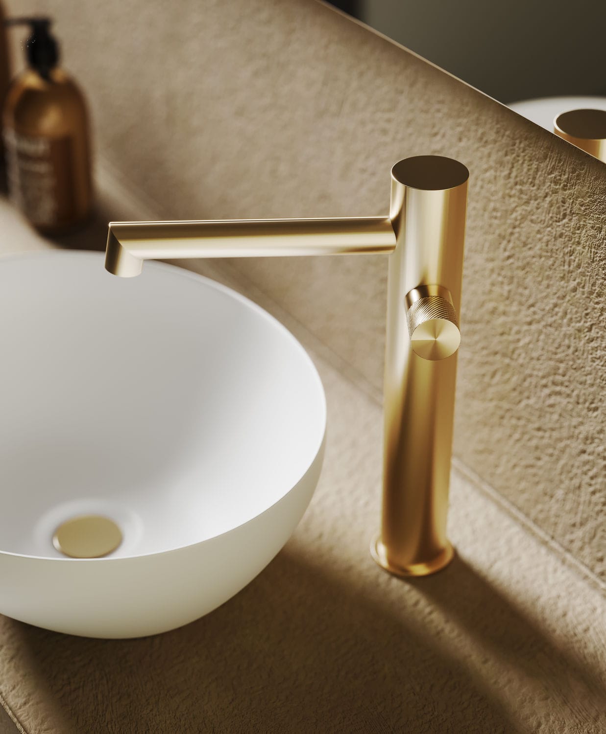 Washbasin mixer tap - FLAMINGO F50H - Fontealta - countertop ...