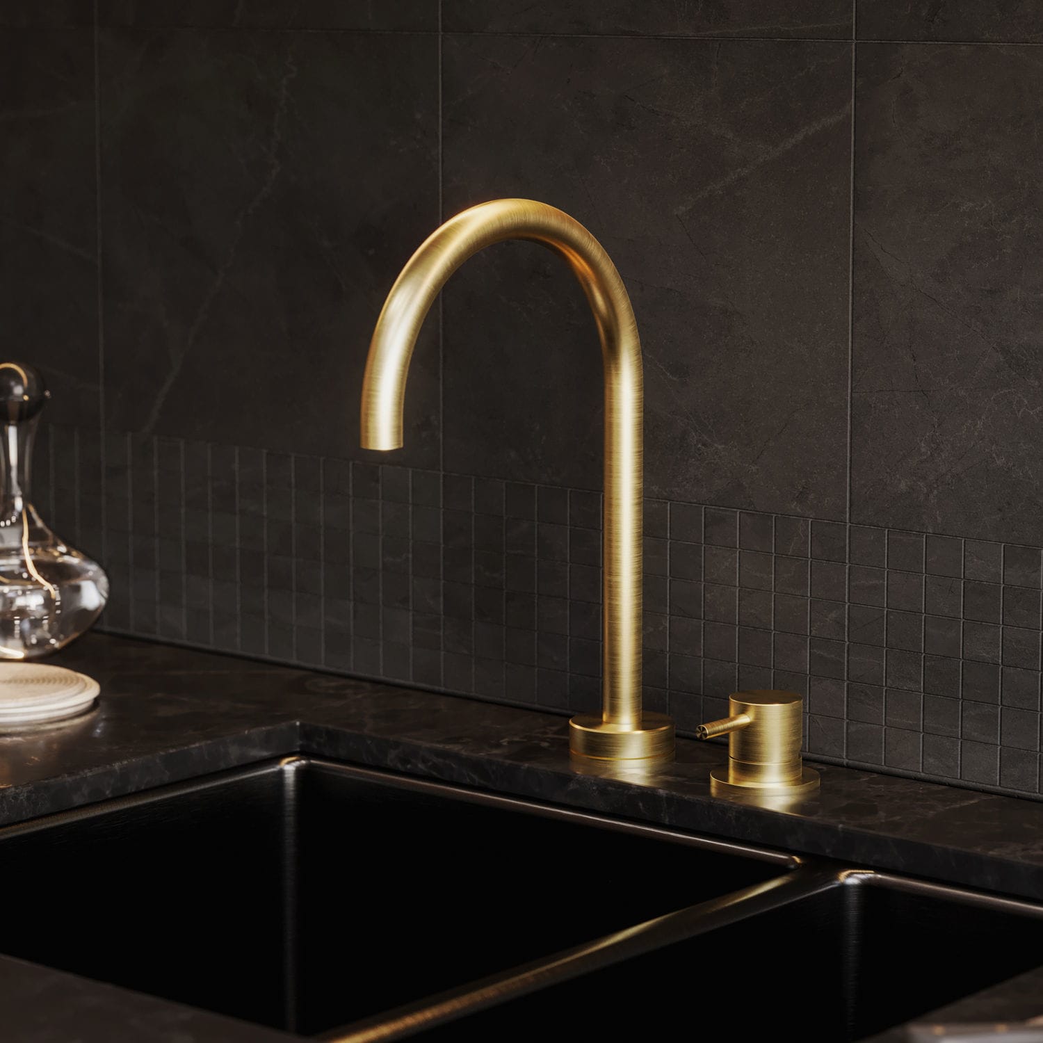 Countertop mixer tap - K2M.O - Fontealta - stainless steel 316L ...