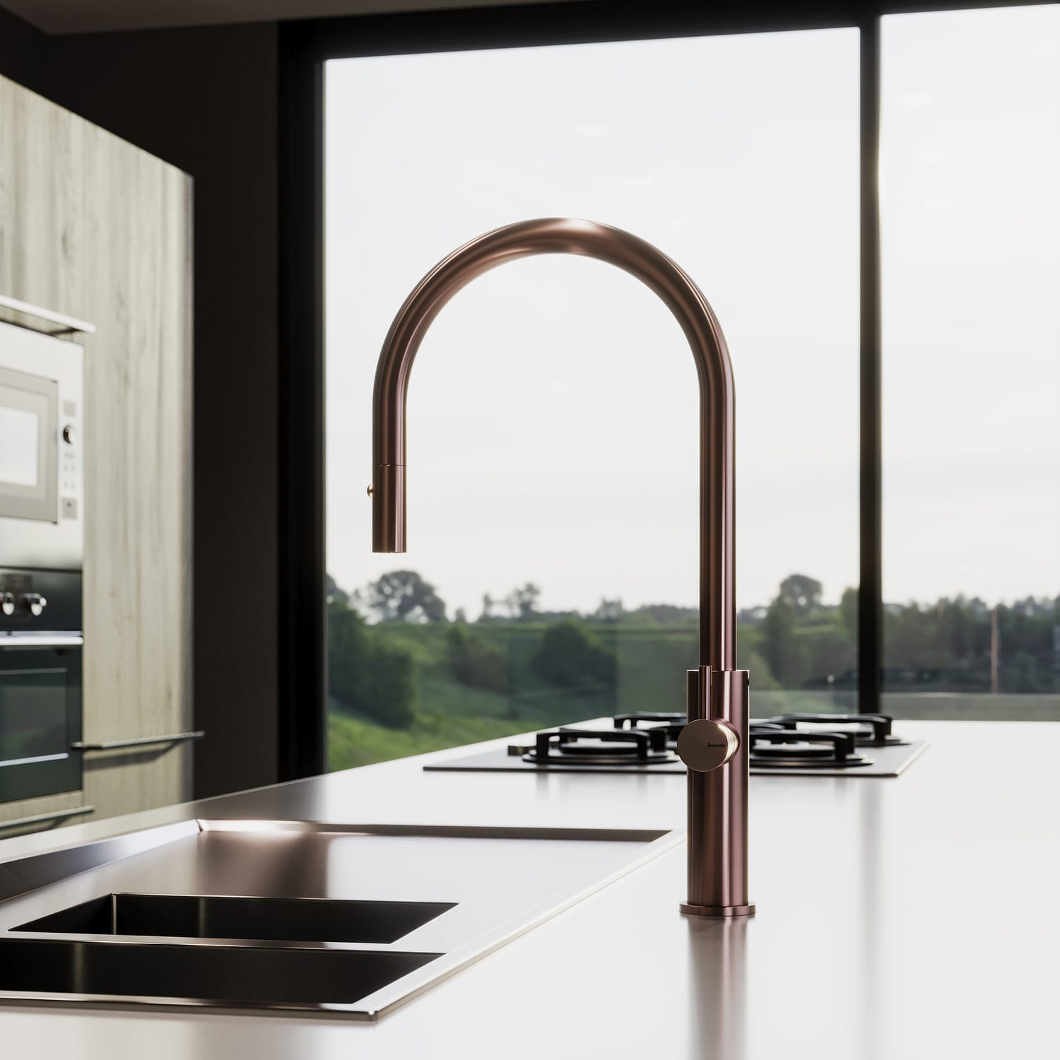 Countertop mixer tap - K40.OS - Fontealta - stainless steel 316L ...