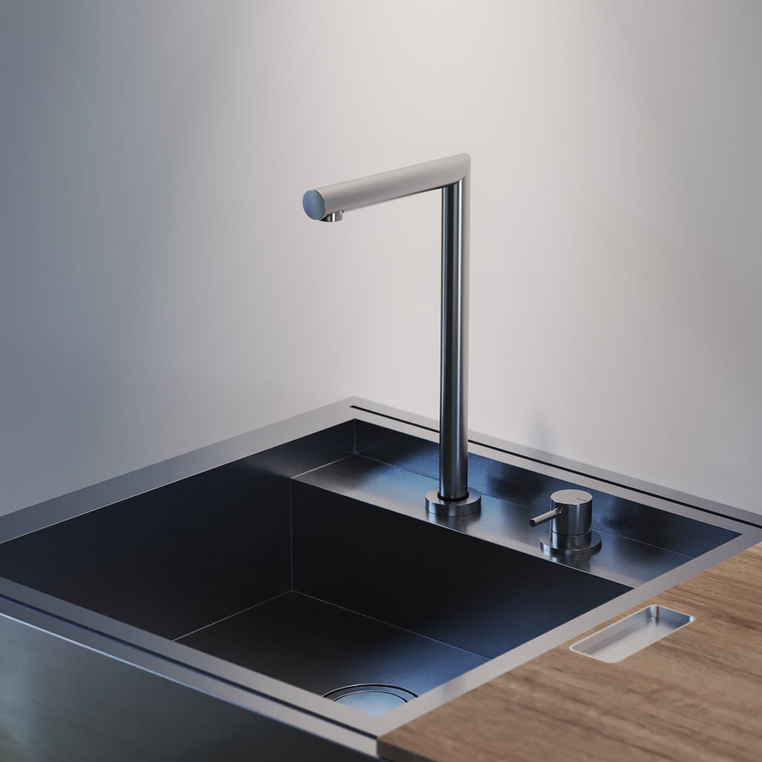 Countertop mixer tap - K2M.LT - Fontealta - stainless steel 316L ...