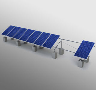 Ground-mount mounting system - 3 - Jinko solar - solar / for ...