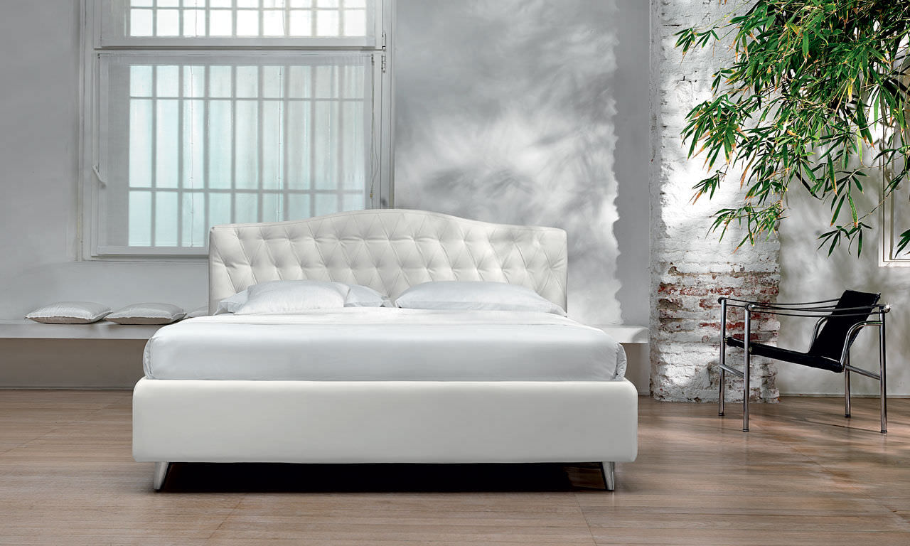 Double bed - DREAM CAPITONÈ - noctis - contemporary / upholstered / leather