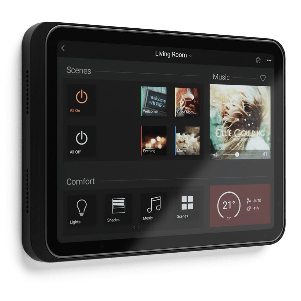 Wall-mounted iPad® holder - eve - basalte - tabletop / home / commercial