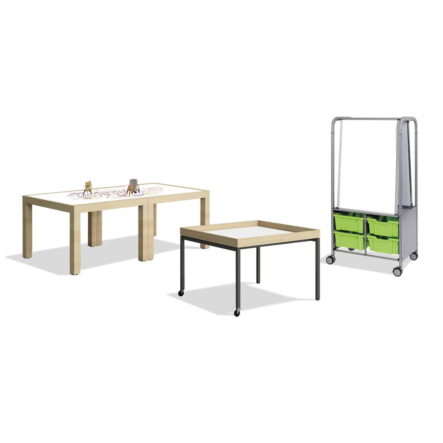 Contemporary work table - CODING - gonzagarredi - wooden / metal base ...