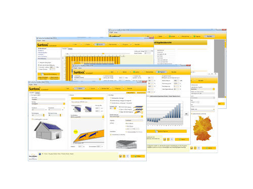 Design software - SUNTOOL - SOLARWORLD - for photovoltaïc installations