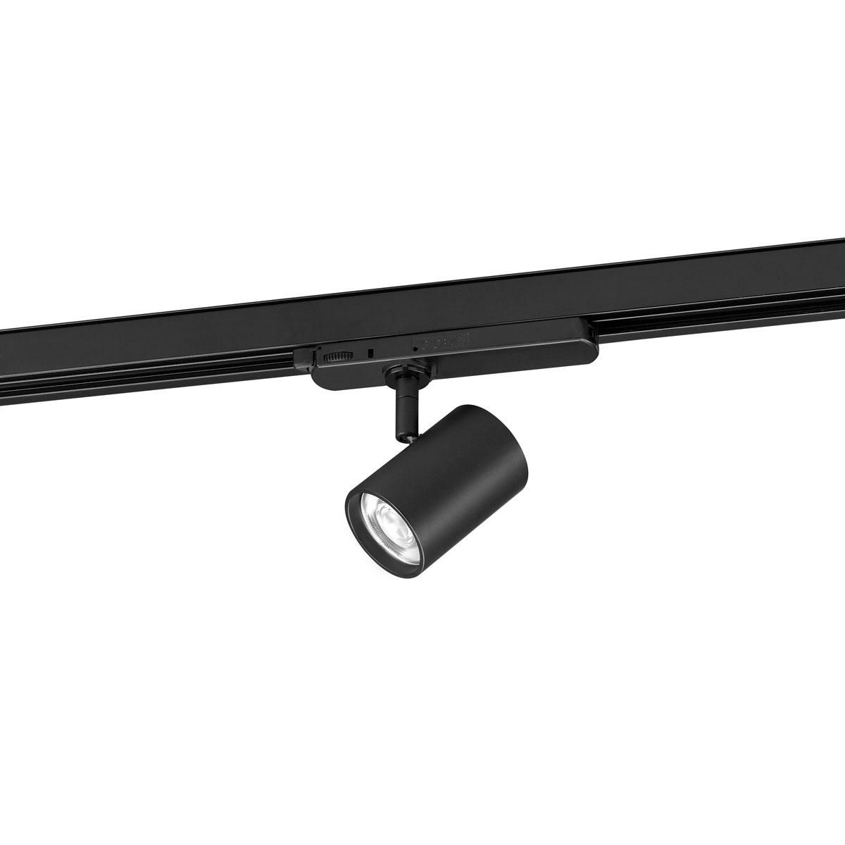 LED track light - Q1 - BUZZI & BUZZI - round / aluminum / commercial