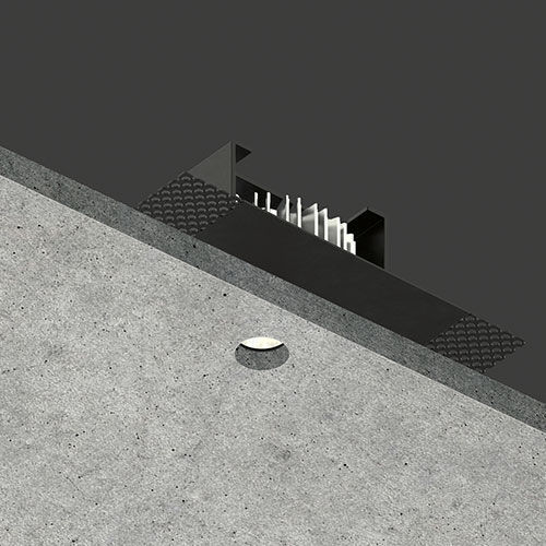 Recessed light fixture - GENIUS BASIC NAKED - BUZZI & BUZZI - LED ...