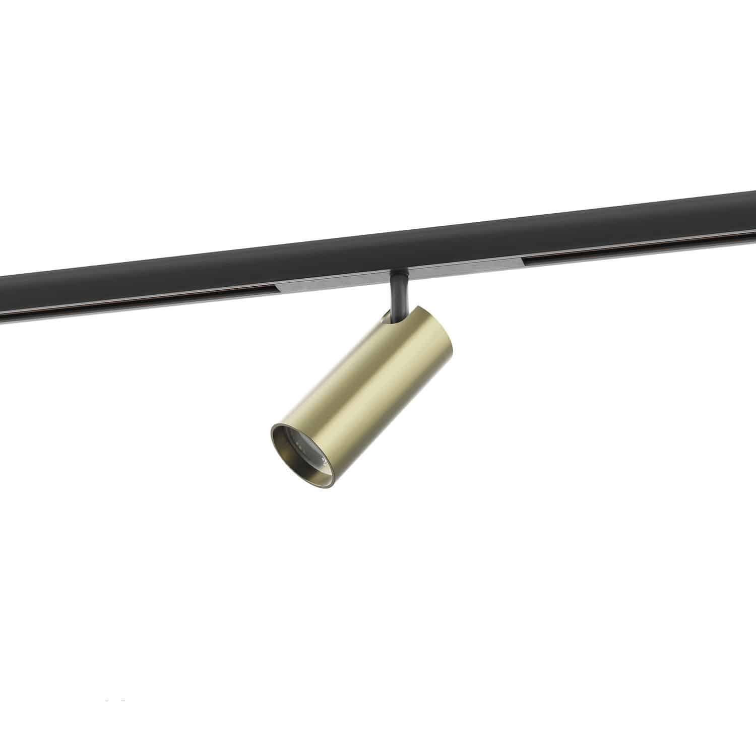 LED track light - Q4 - BUZZI & BUZZI - round / aluminum / commercial