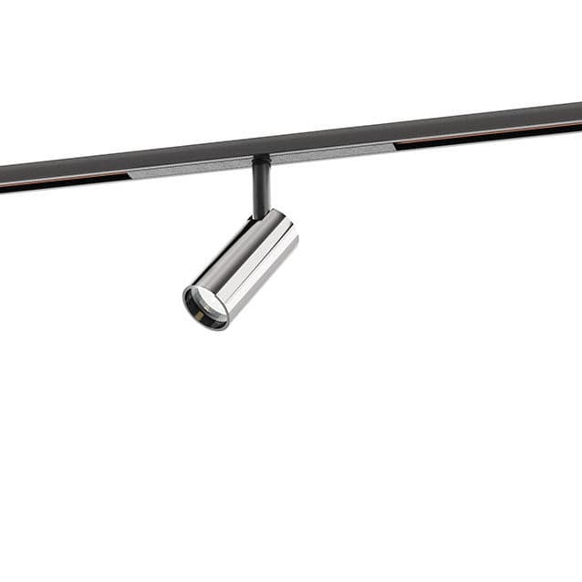 LED track light - Y1 NANO - BUZZI & BUZZI - cylindrical / aluminum / home