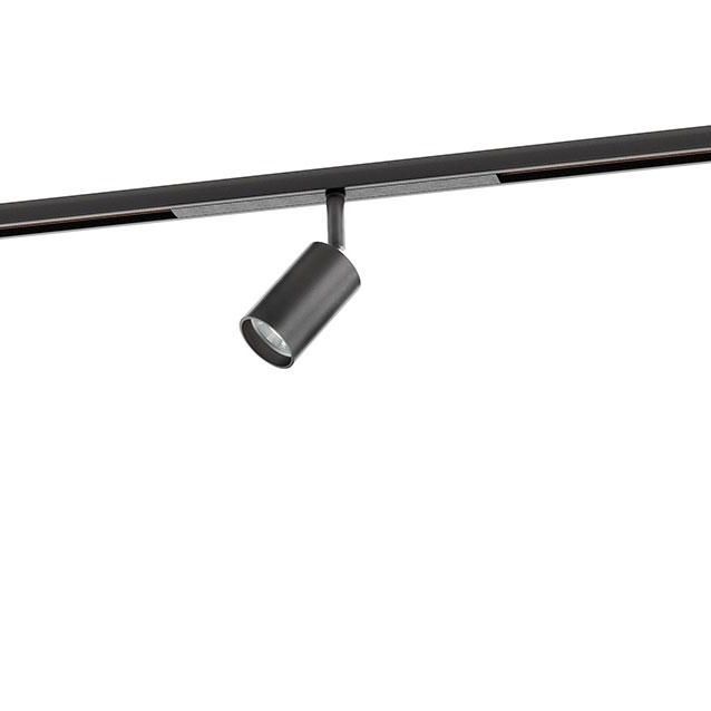 LED track light - X1 NANO - BUZZI & BUZZI - round / aluminum / home