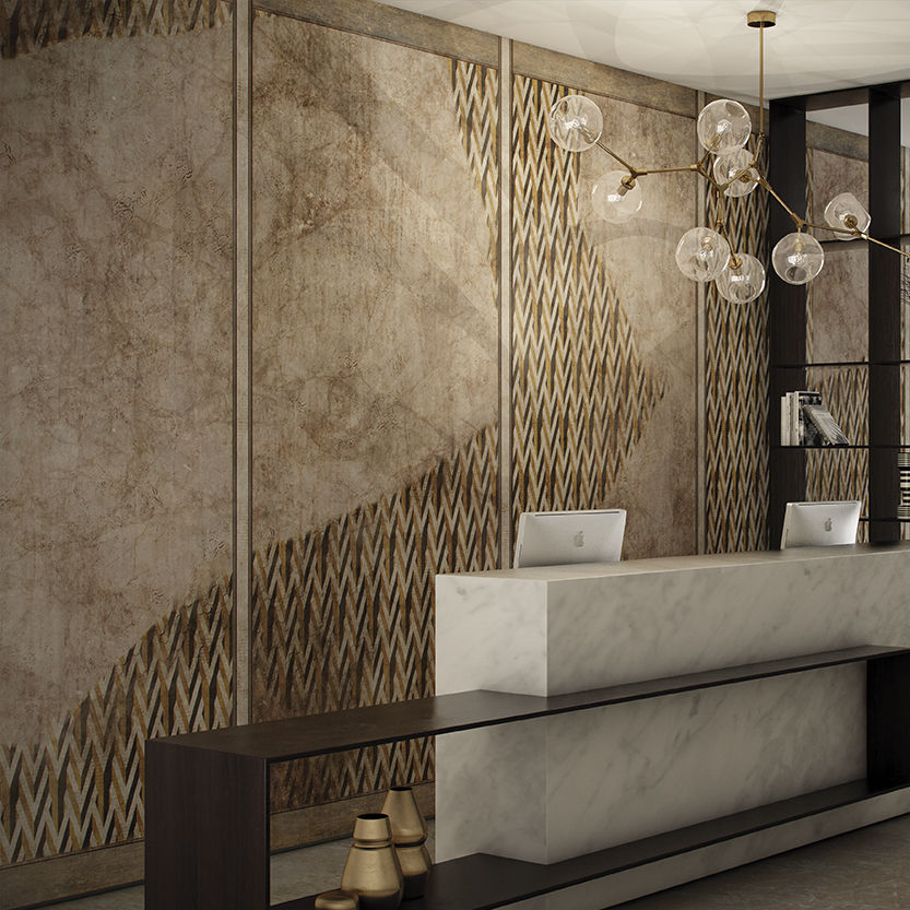 Interior wall-covering - ARABESCADO - Glamora - vinyl / textured / printed