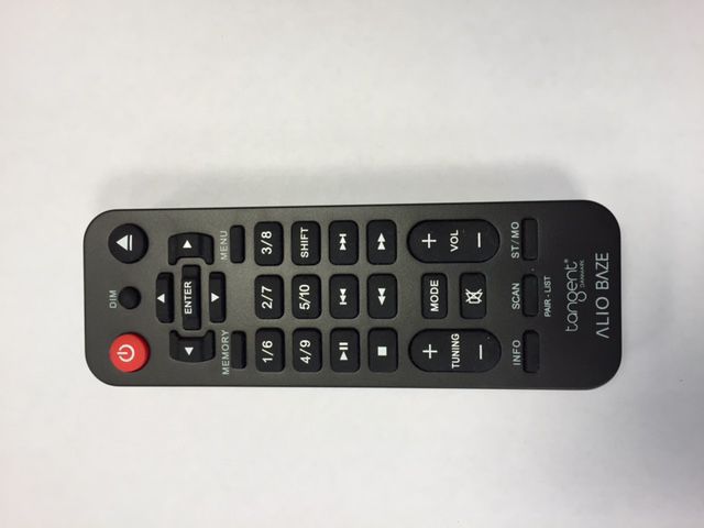 Home multimedia system remote control - ALIO BAZE - Tangent
