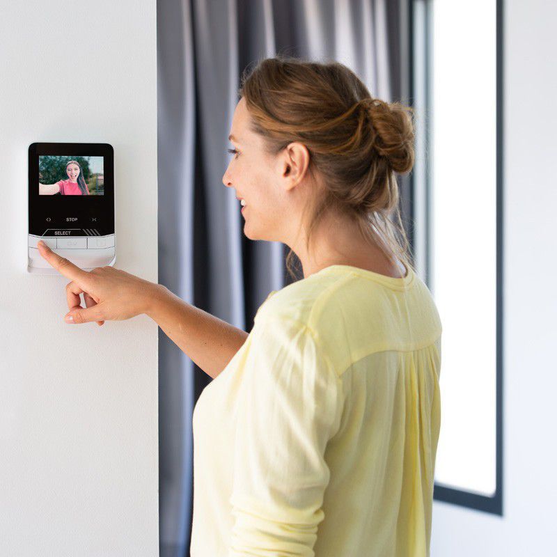 White video door intercom - V®100+ - Somfy Architecture - wall-mounted ...